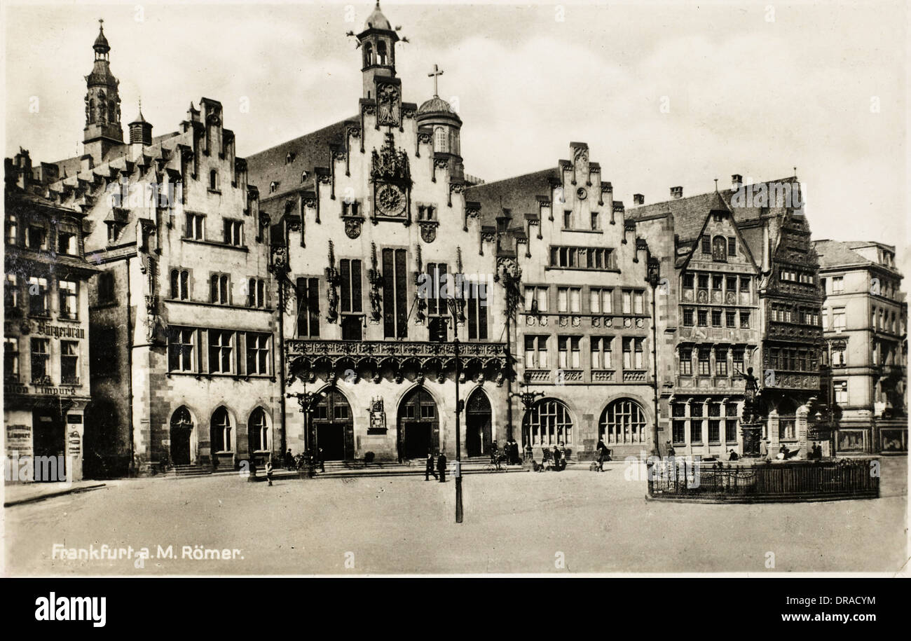 Frankfurt, Germany - The Romer Stock Photo - Alamy