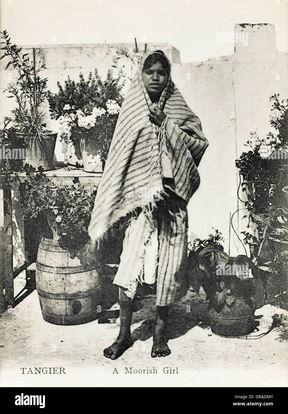 Tangiers, Morocco - A Moorish Girl Stock Photo - Alamy