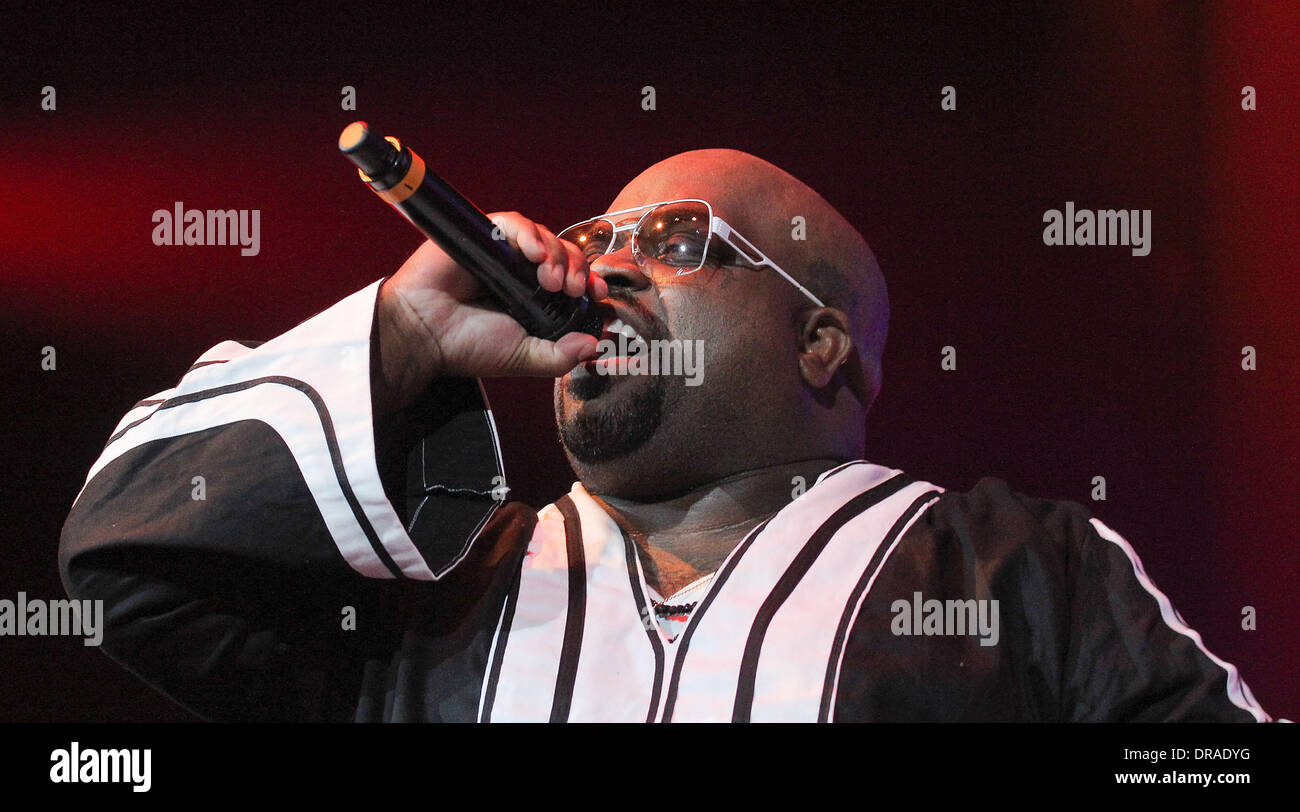 Cee Lo Green, performing at the R You on the List Tour? at the Bank ...
