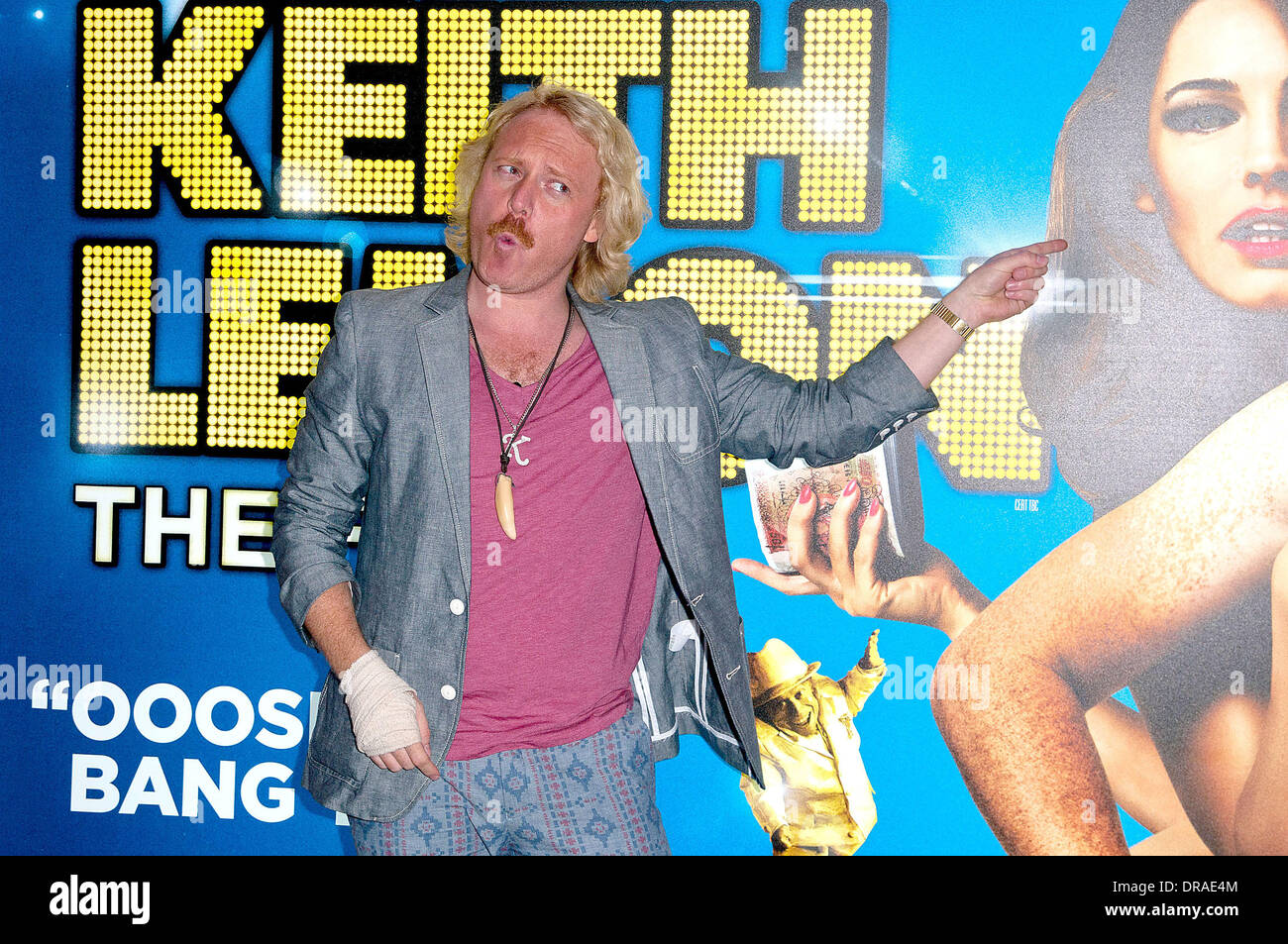 Keith Lemon aka Leigh Francis promotes his latest movie 'Keith Lemon ...