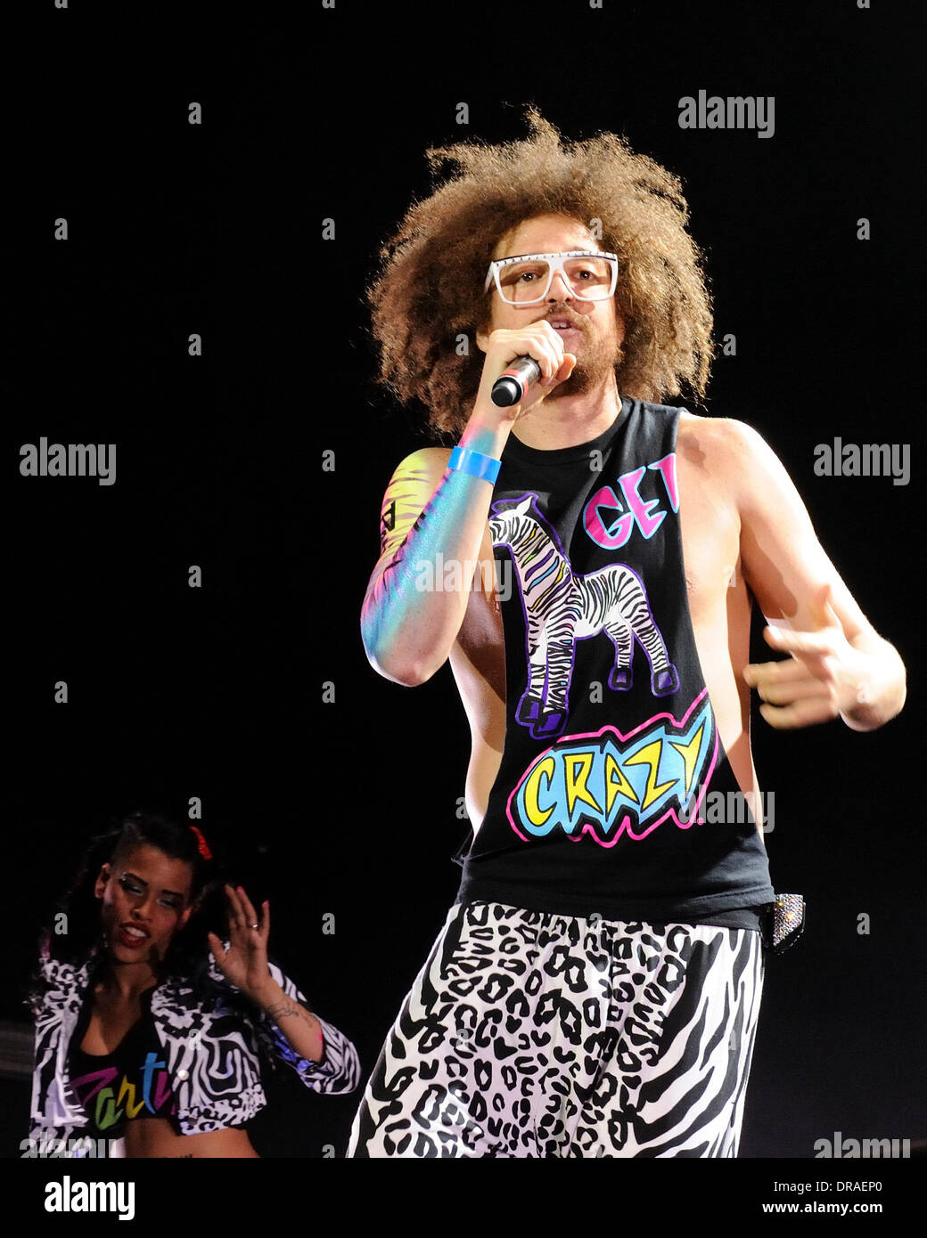 RedFoo performs solo at the Molson Canadian Amphitheatre during LMFAO's ...