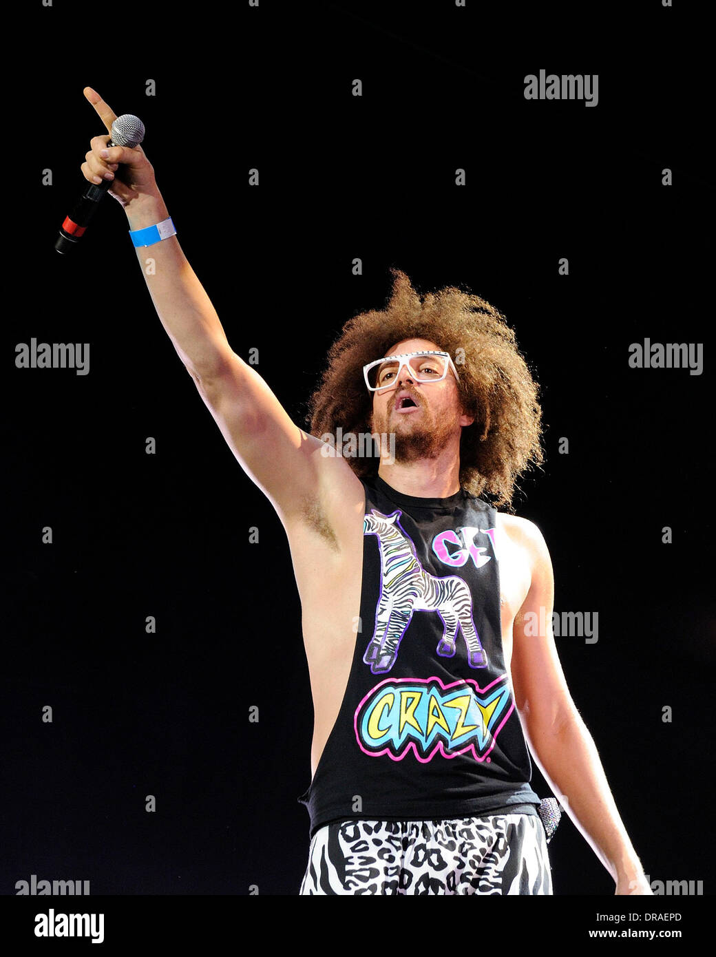 RedFoo performs solo at the Molson Canadian Amphitheatre during LMFAO's ...