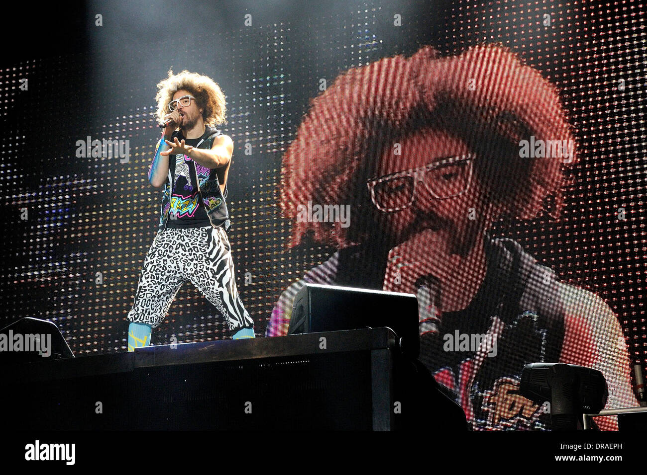 RedFoo performs solo at the Molson Canadian Amphitheatre during LMFAO's ...