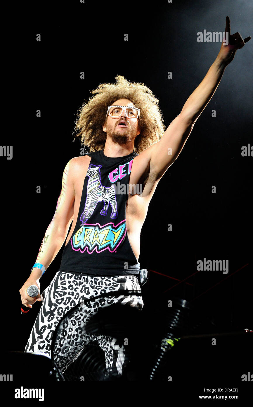 RedFoo performs solo at the Molson Canadian Amphitheatre during LMFAO's ...