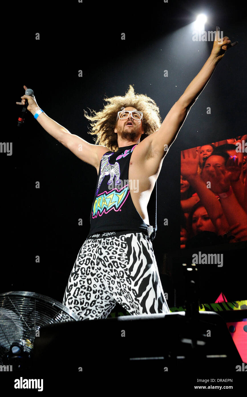 RedFoo performs solo at the Molson Canadian Amphitheatre during LMFAO's ...