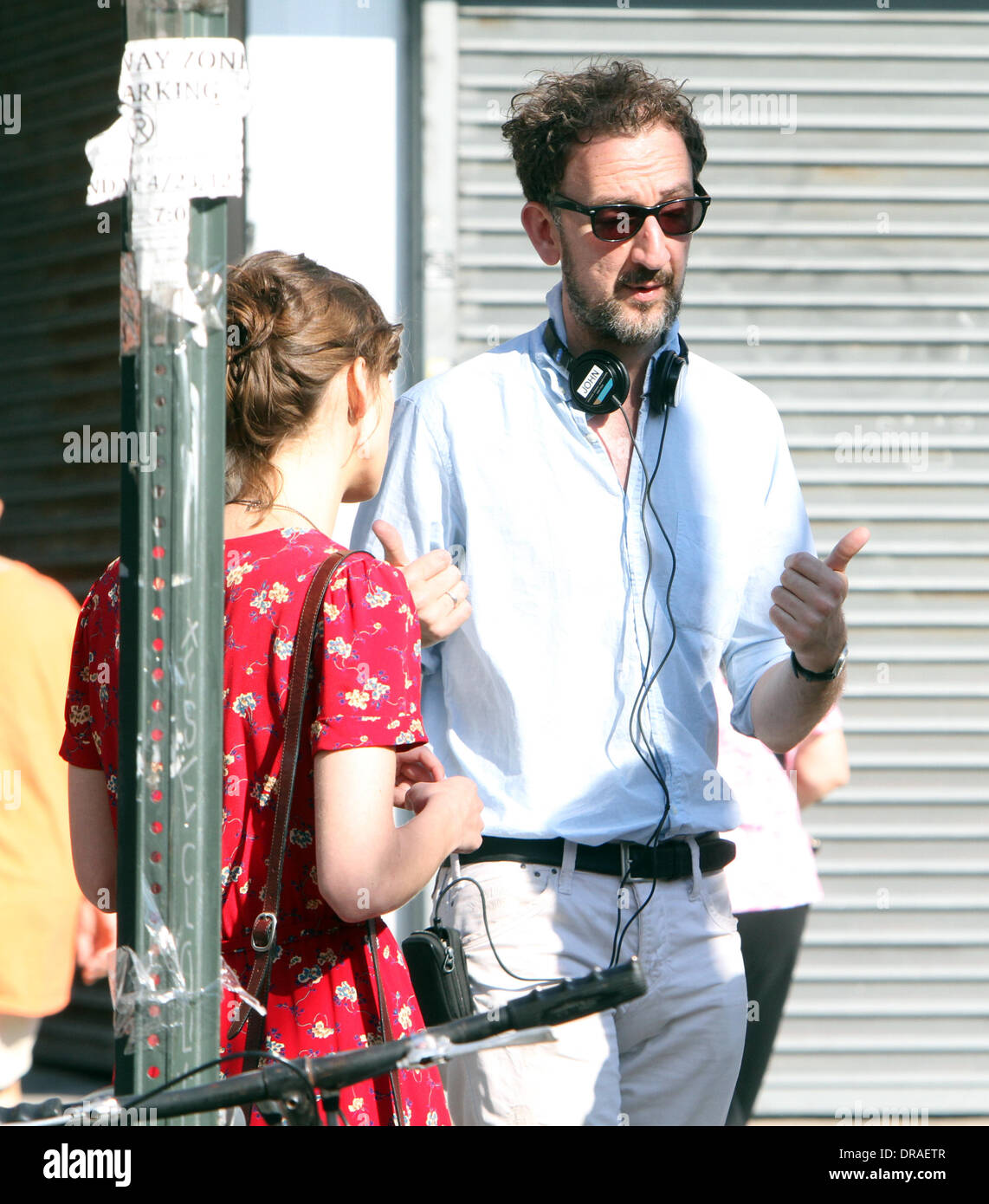 Director John Carney filming on the set of his new movie 'Can A Song ...