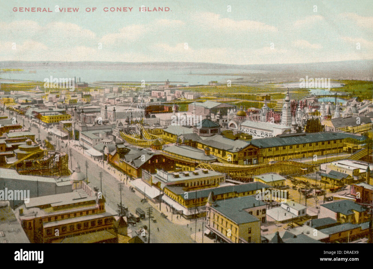 Coney island new york aerial hi-res stock photography and images - Alamy