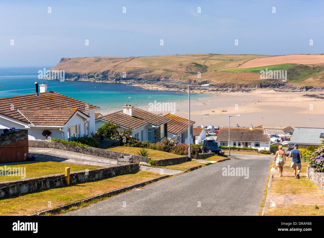 New polzeath beach hi-res stock photography and images - Alamy
