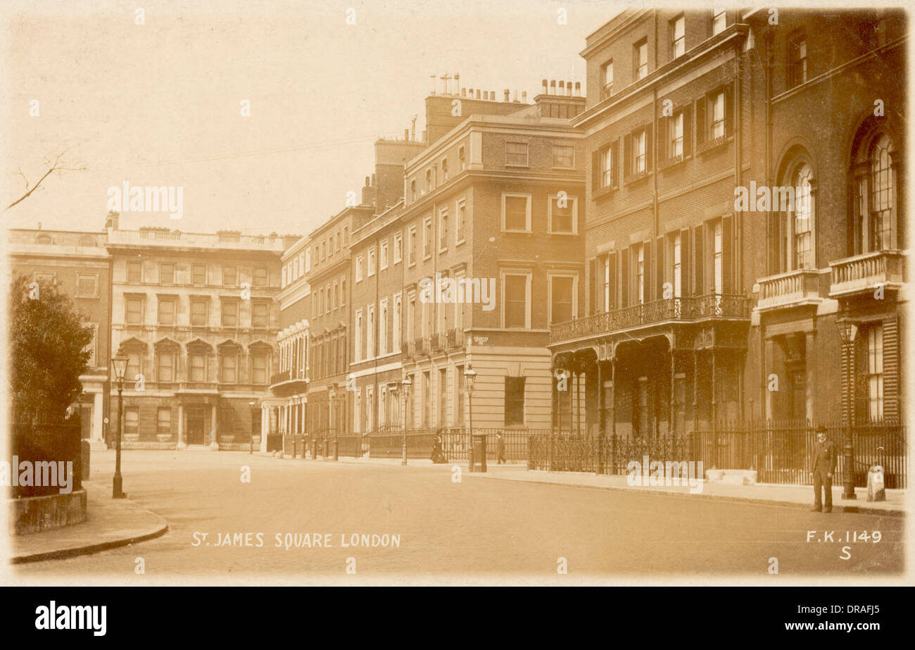 London st james square hi-res stock photography and images - Alamy