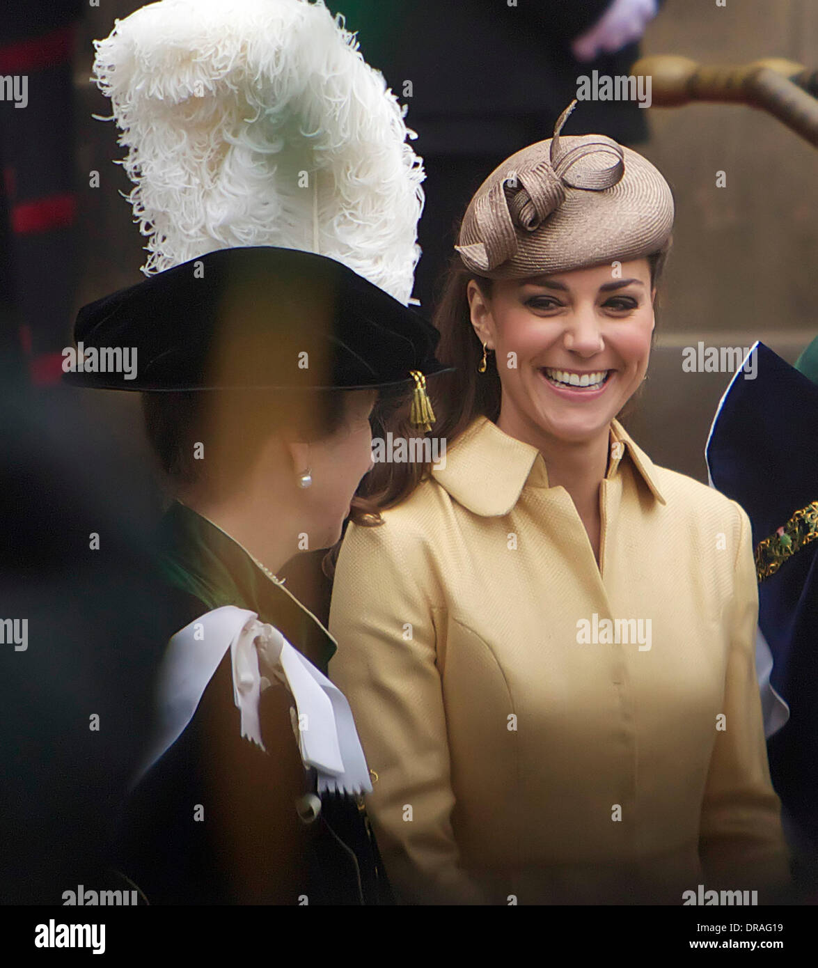 Catherine, Duchess of Cambridge aka Kate Middleton leaves St Giles ...