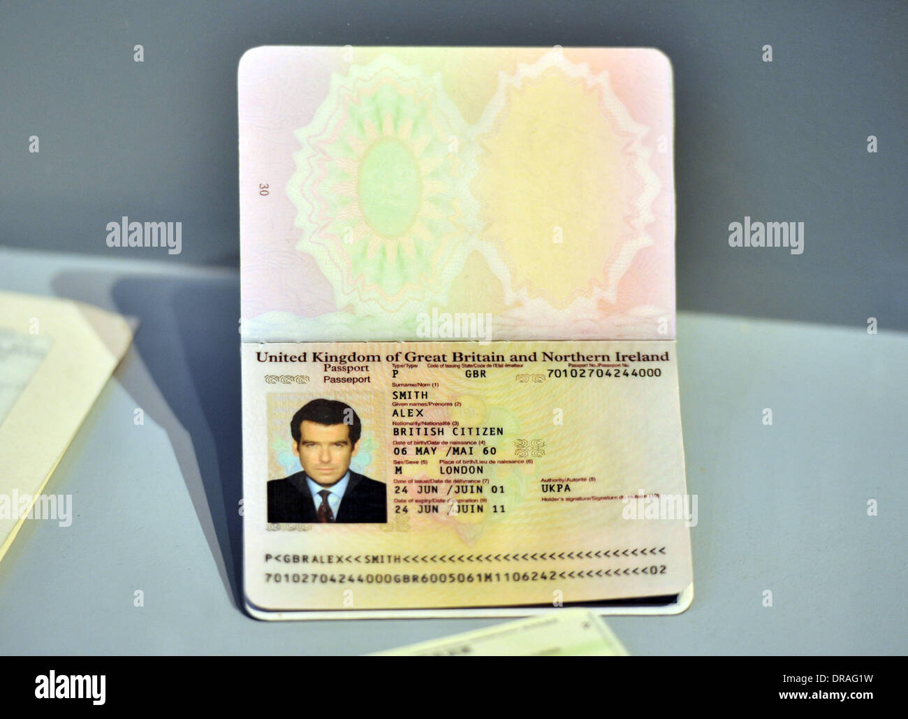 Pierce Brosnan's 007 passport Designing 007 - Fifty Years of Bond Style ...