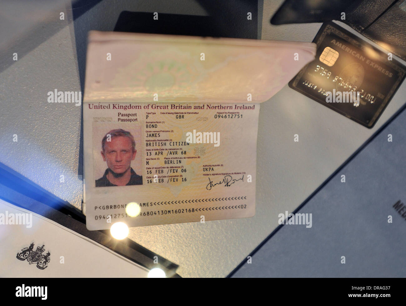 Daniel Craig's 007 passport Designing 007 - Fifty Years of Bond Style ...