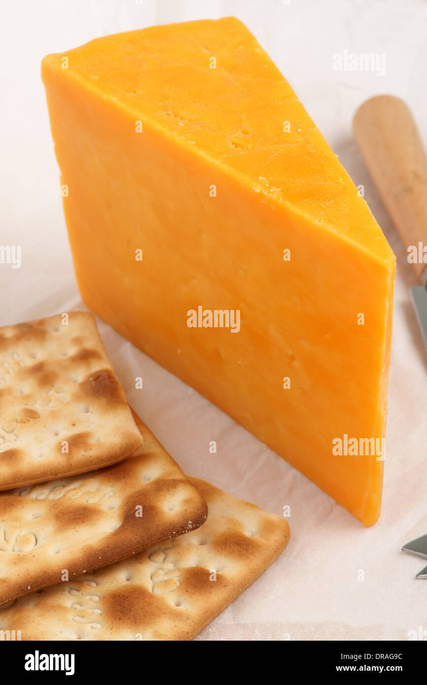 Red Leicester a traditional British cheese Stock Photo - Alamy