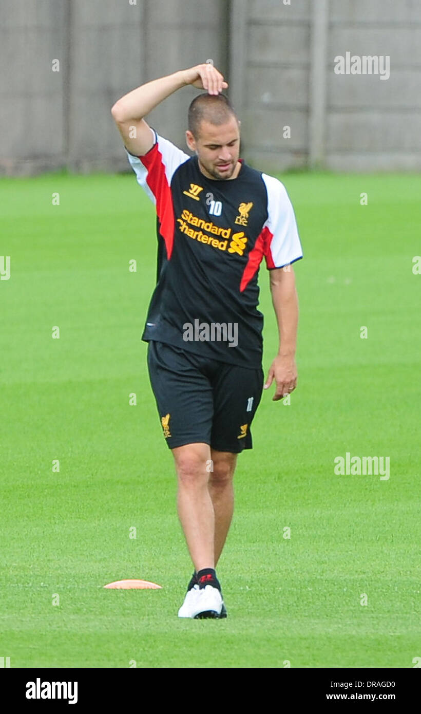 Joe Cole Liverpool football team return to training with new manager ...