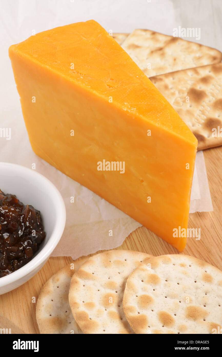 Red Leicester a traditional British cheese Stock Photo - Alamy