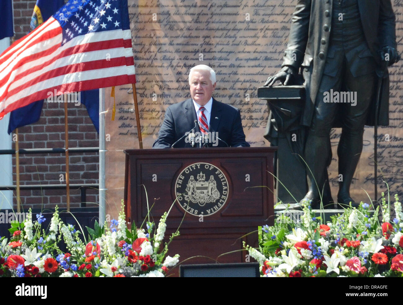 Governor of Pennsylvania, Tom Corbett Philadelphia Independence Day ...