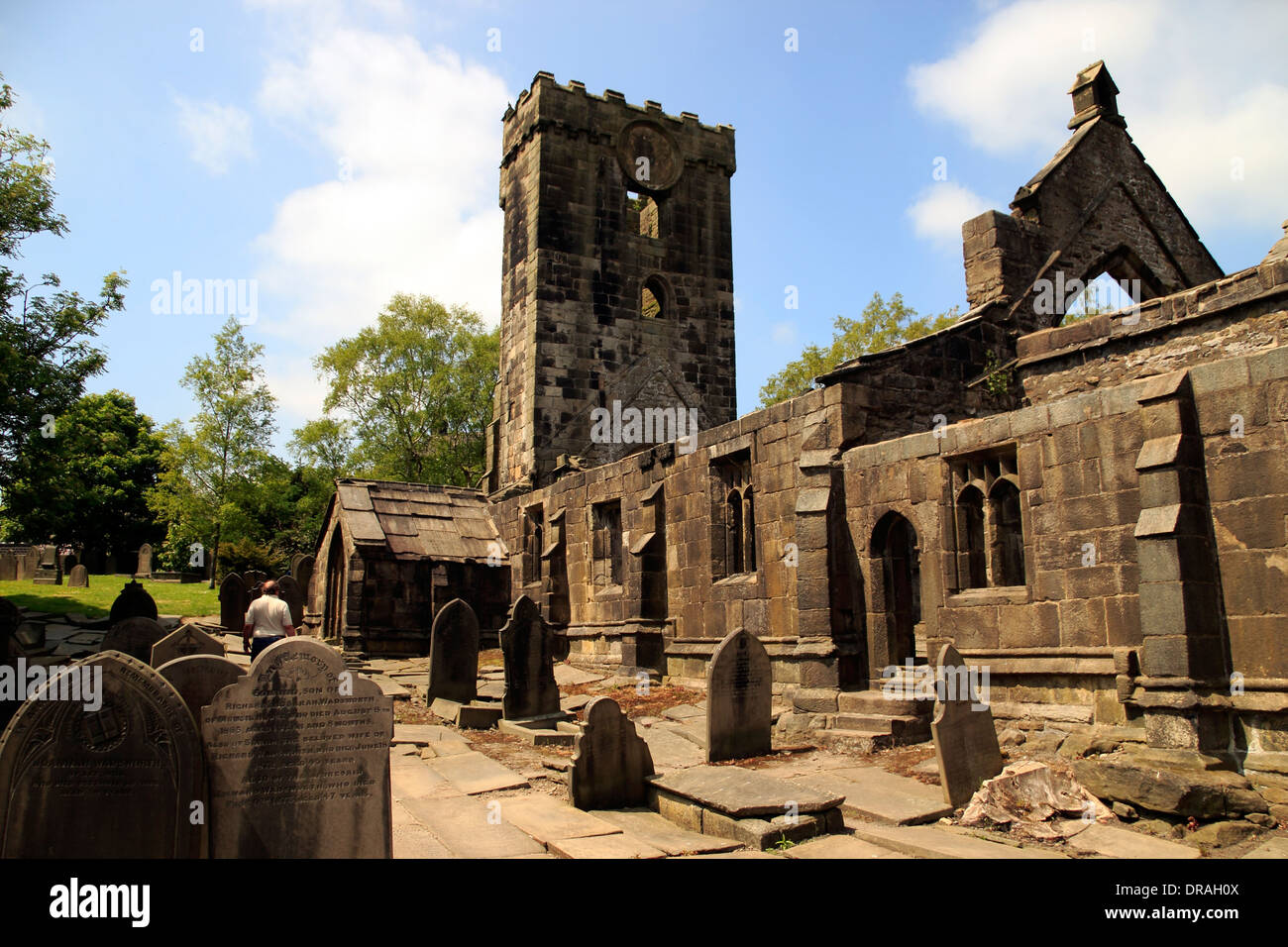 The ruins of the church of st thomas a becket hi-res stock photography and images - Alamy