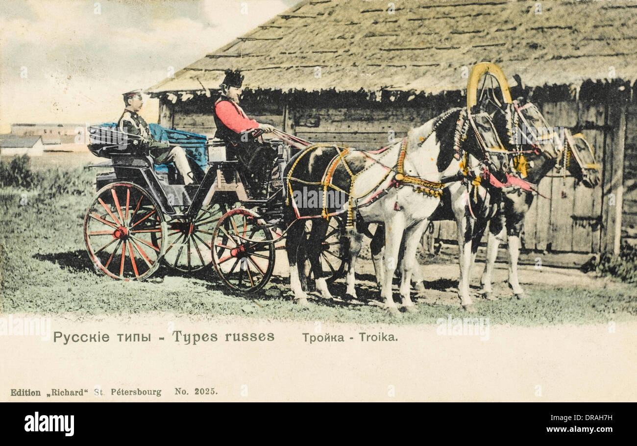 Troika russia hi-res stock photography and images - Alamy