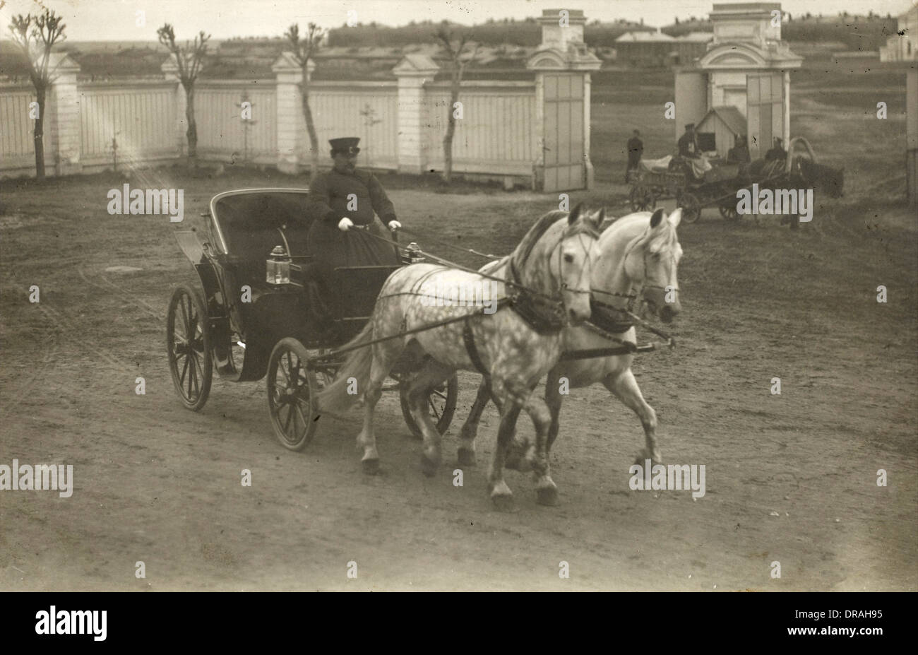 Russia russian horse carriage hi-res stock photography and images - Alamy