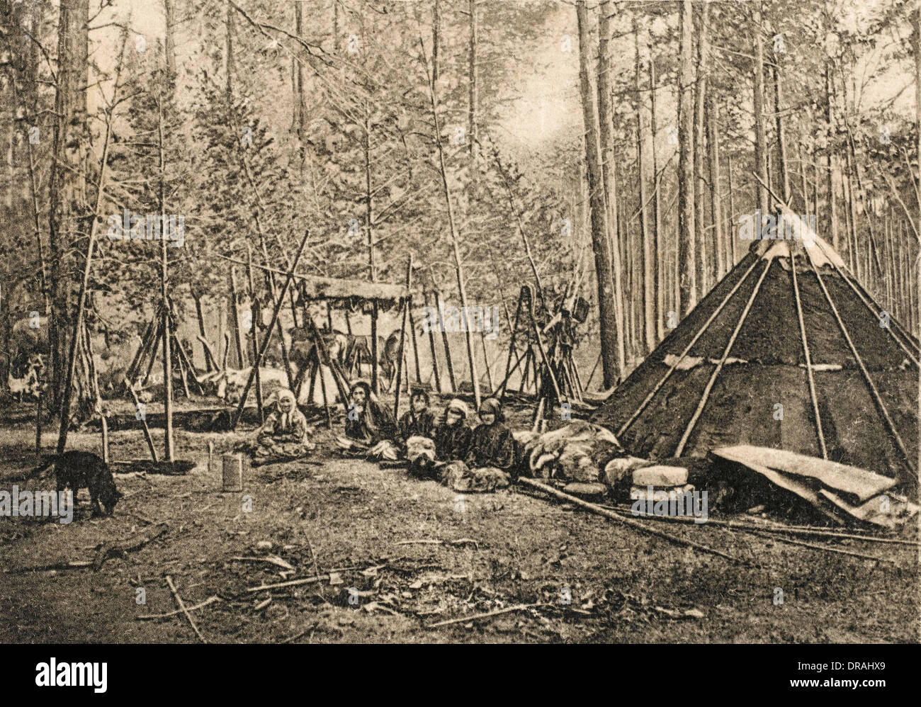 Ostyak Village, Siberia Stock Photo - Alamy