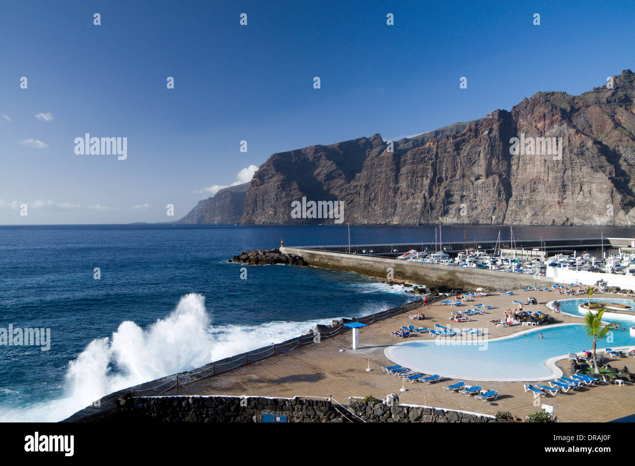 Los Gigantes and Los Gigantes cliffs, Tenerife, Canary Islands, Spain ...