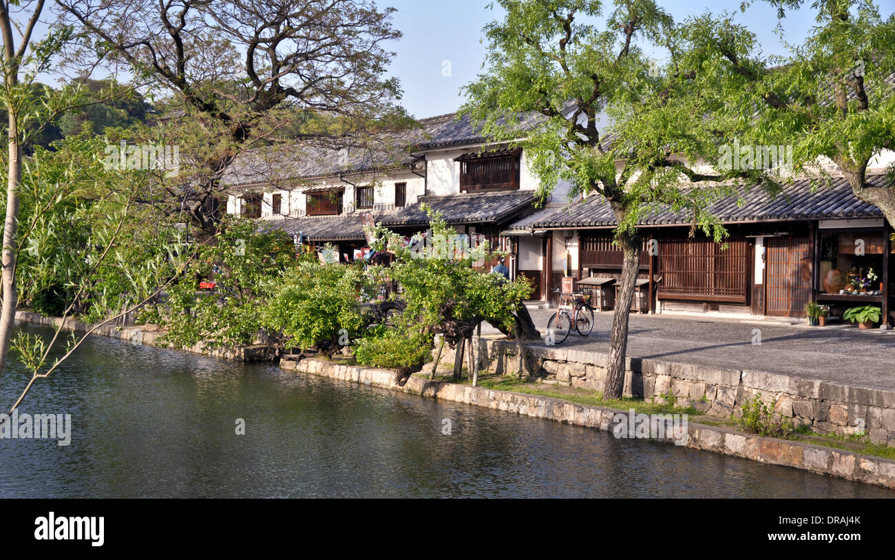 Canal in Kurashiki - Chikoku, Japan Stock Photo - Alamy