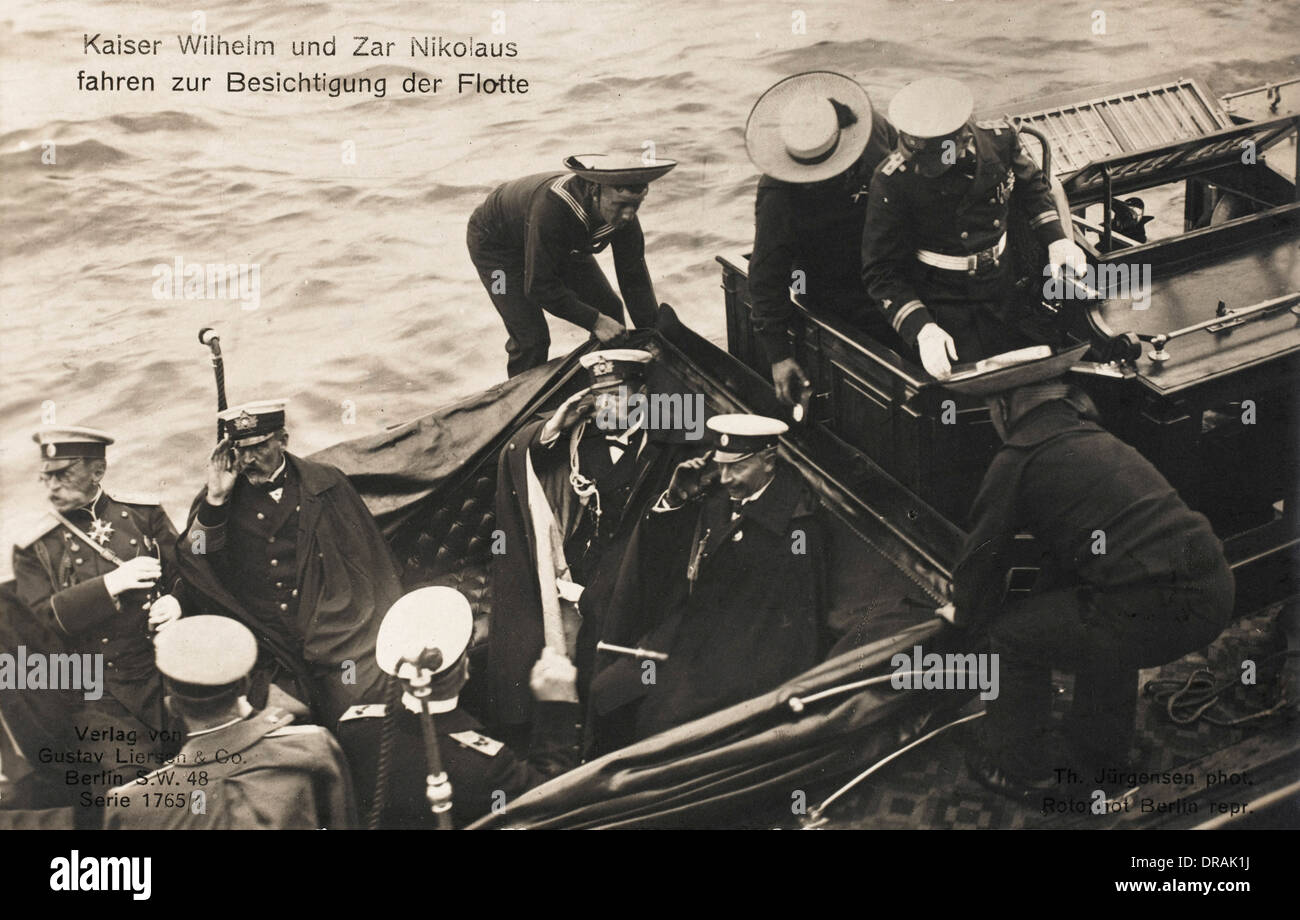 Tsar Nicholas II and Kaiser Wilhelm Stock Photo - Alamy