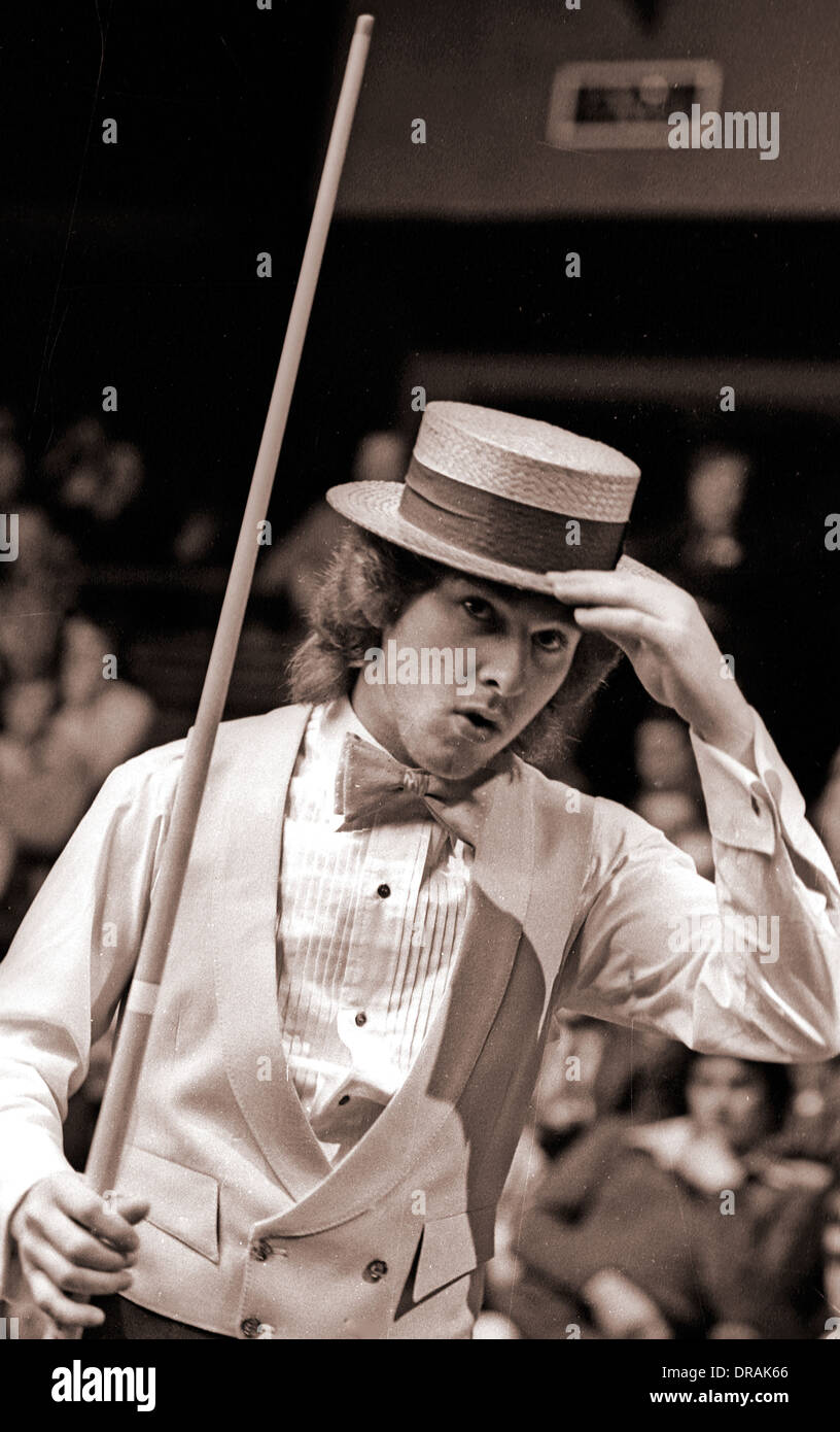 Canadian Kirk Stevens at The Embassy World Snooker Tournament, Crucible ...