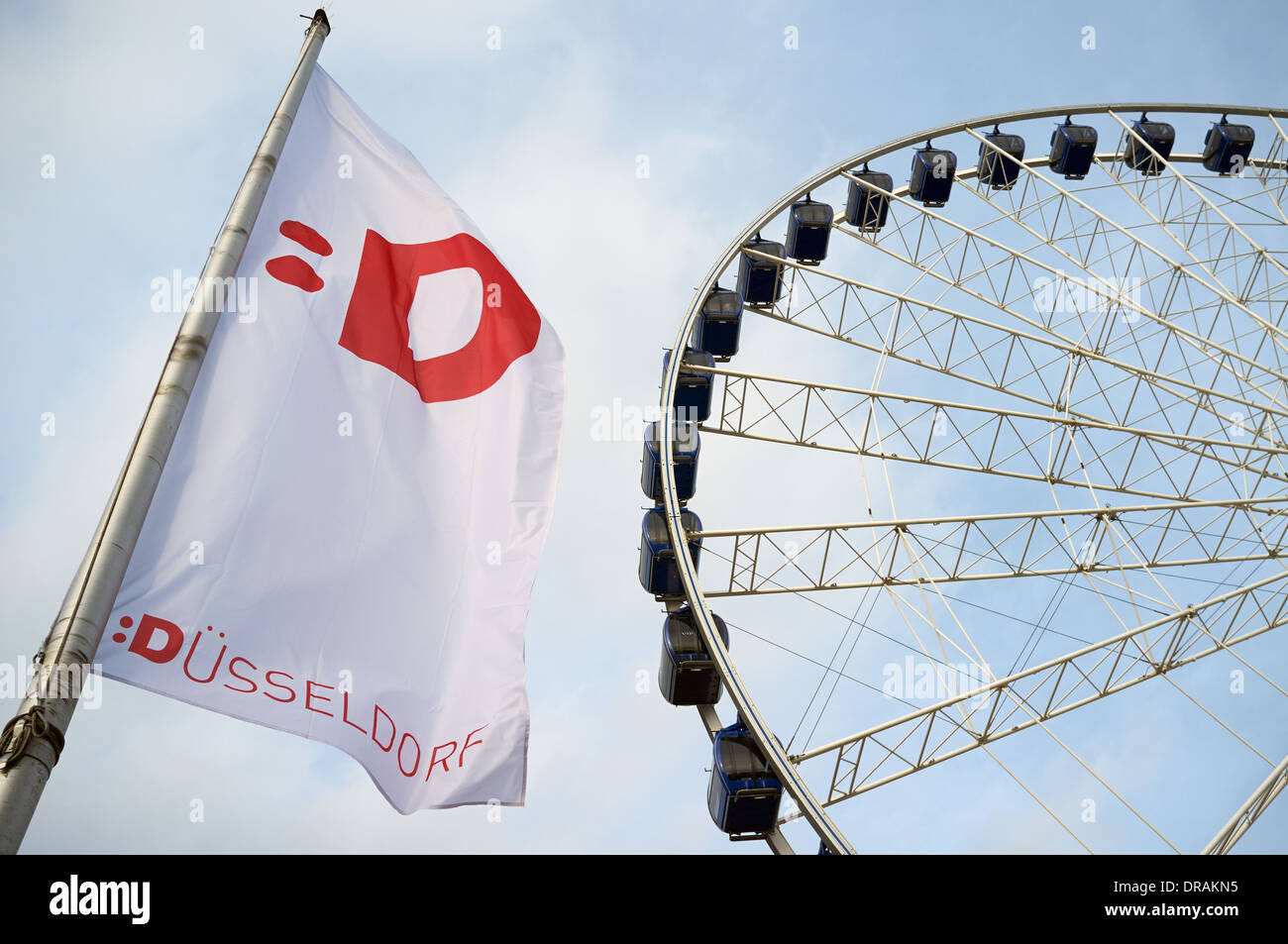 Big wheel, Dusseldorf, Germany Stock Photo - Alamy