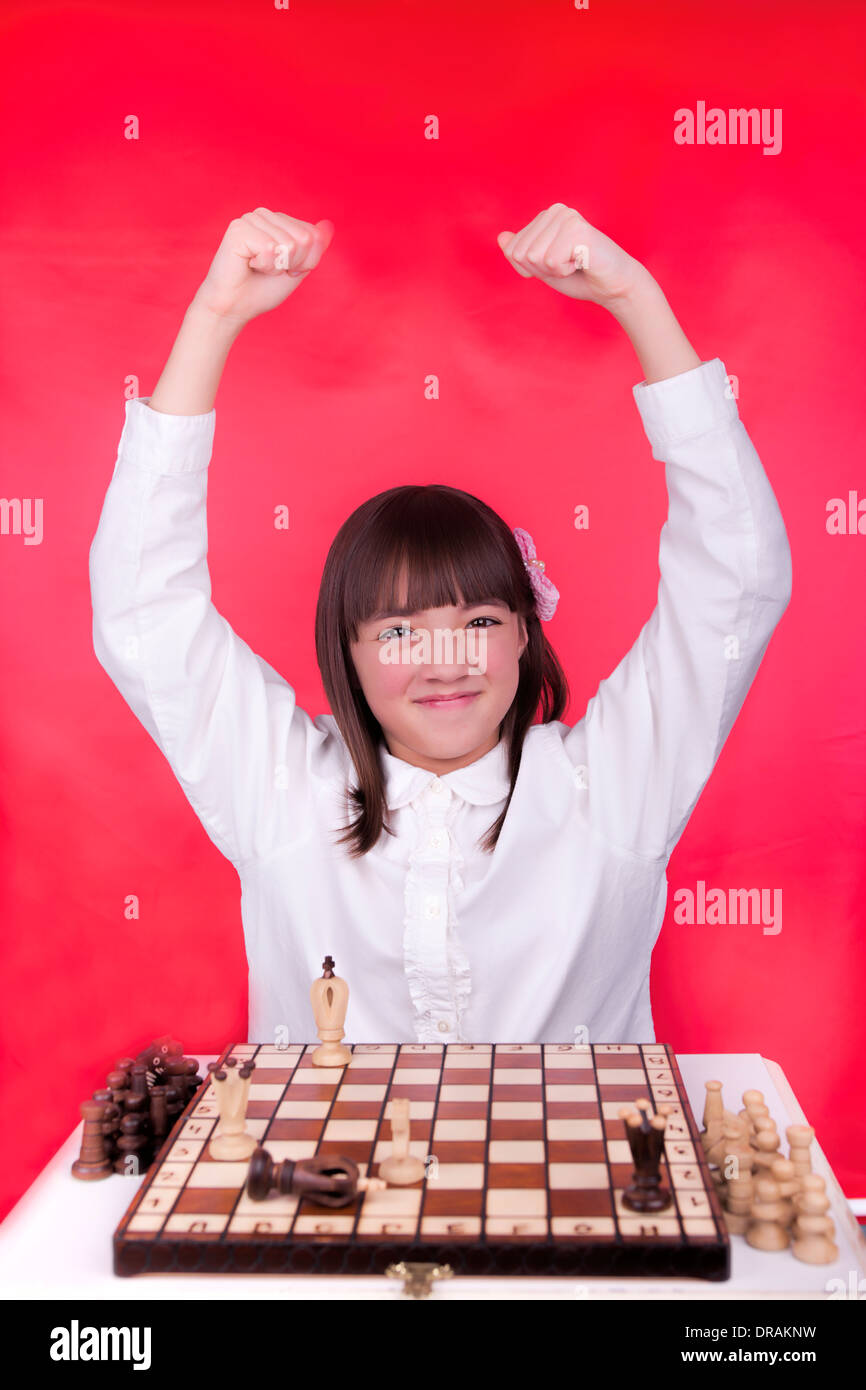 Victory in chess Stock Photo - Alamy