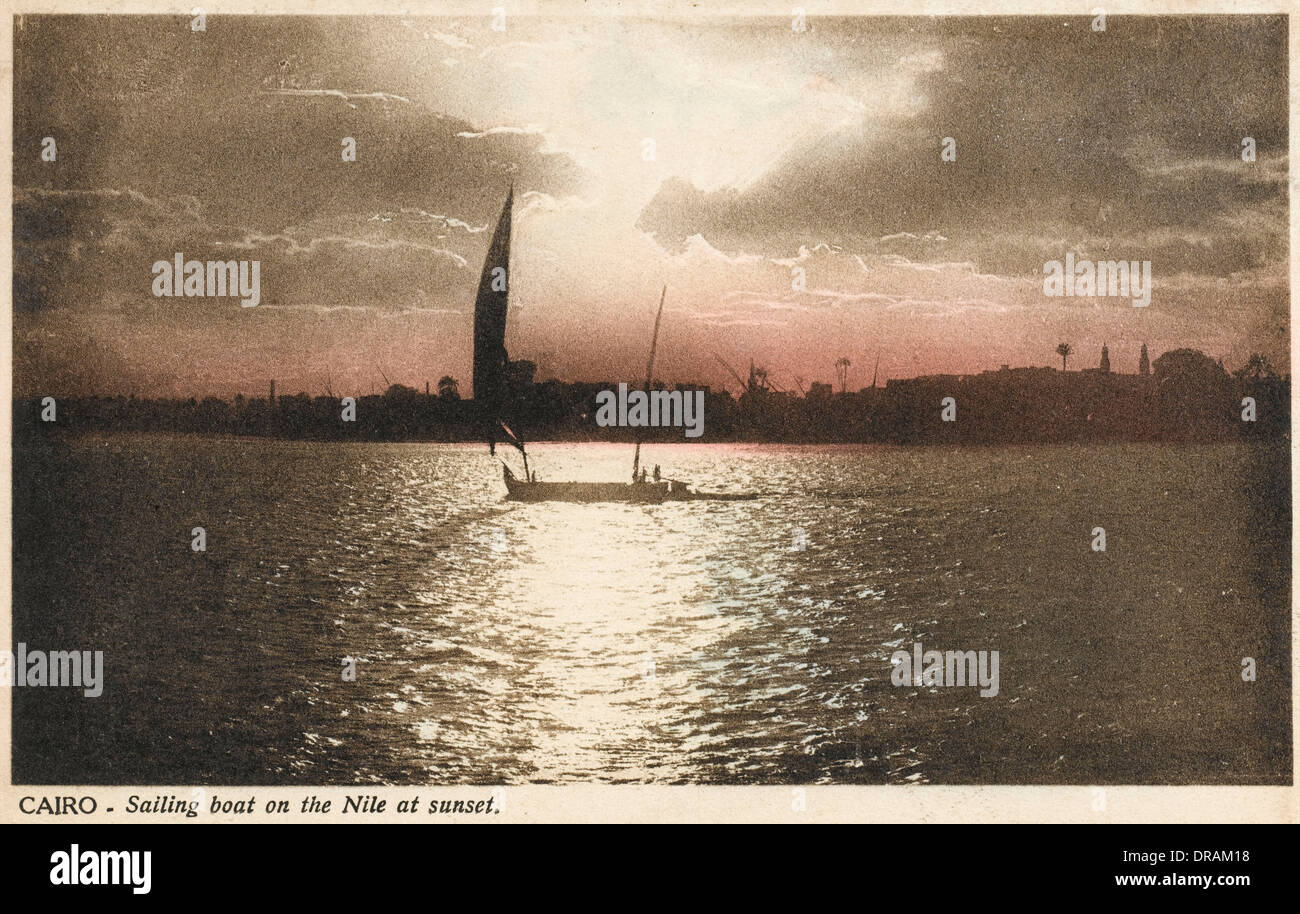 Boat on the Nile, Cairo, Egypt Stock Photo - Alamy