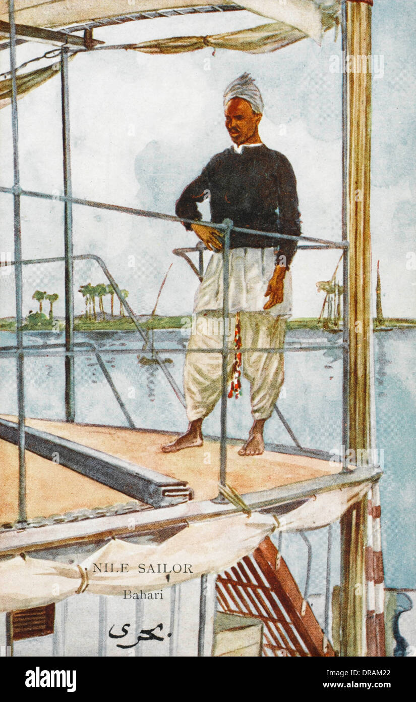 Nile Sailor, Egypt Stock Photo - Alamy