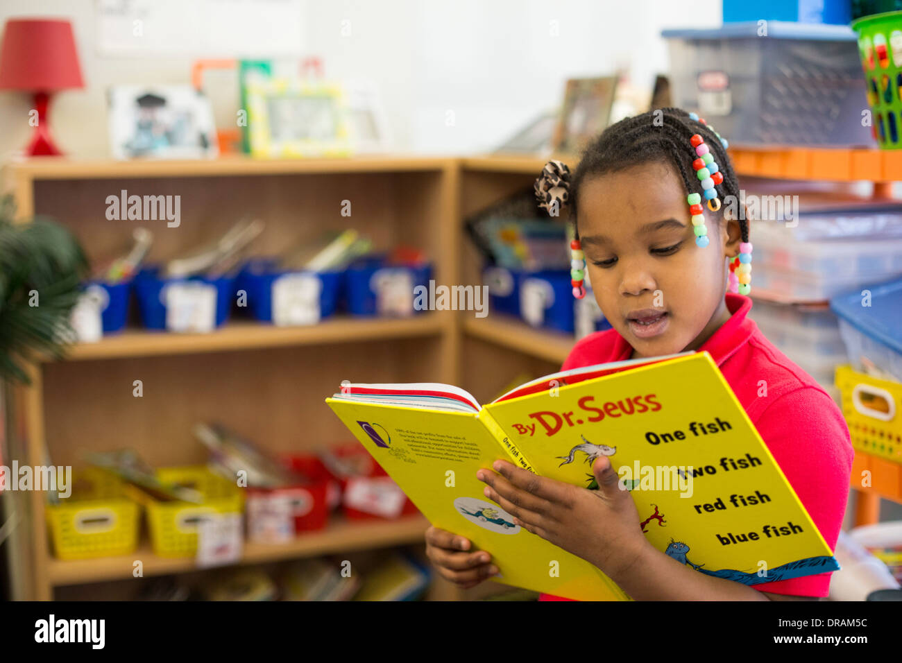 First Grade Classroom Stock Photo - Alamy