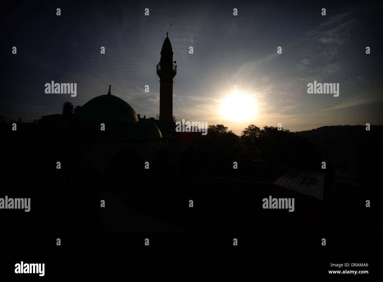 Tarshiha, Acre, Palestinian Territory. 21st Jan, 2014. The old mosque ...