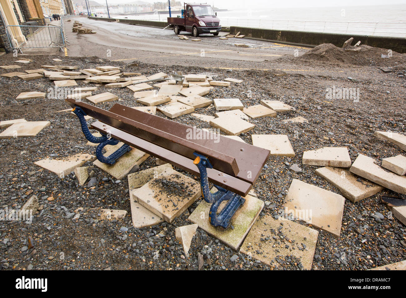 Damage to aberystwyth seafront hi-res stock photography and images - Alamy