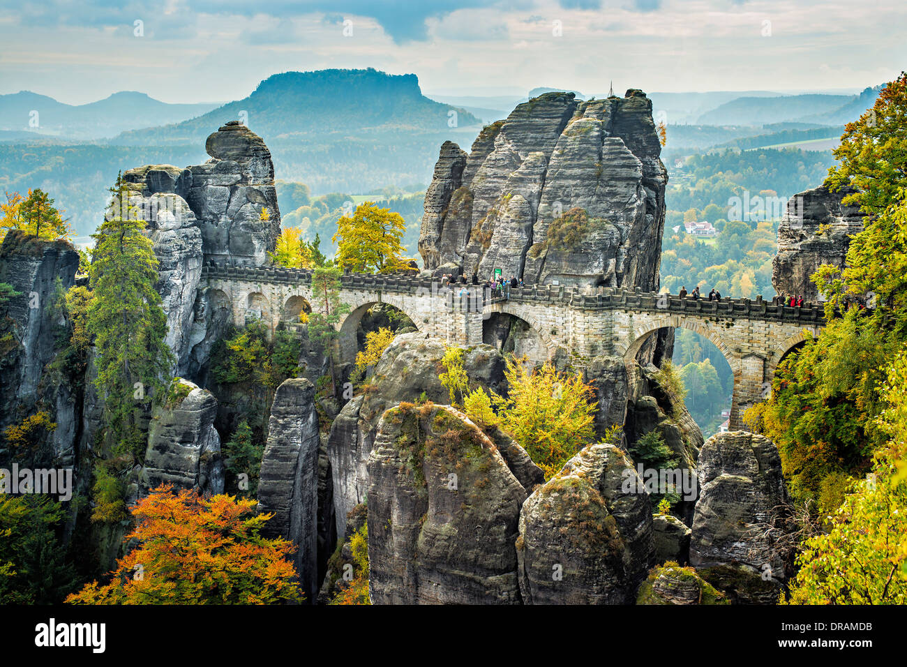 Saxon switzerland bridge hi-res stock photography and images - Alamy