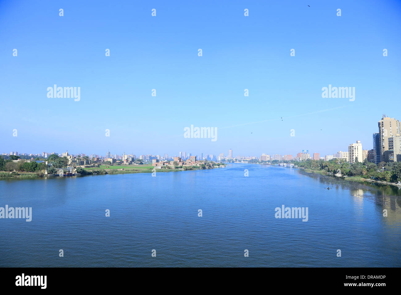 Bank nile river city buildings background hi-res stock photography and ...