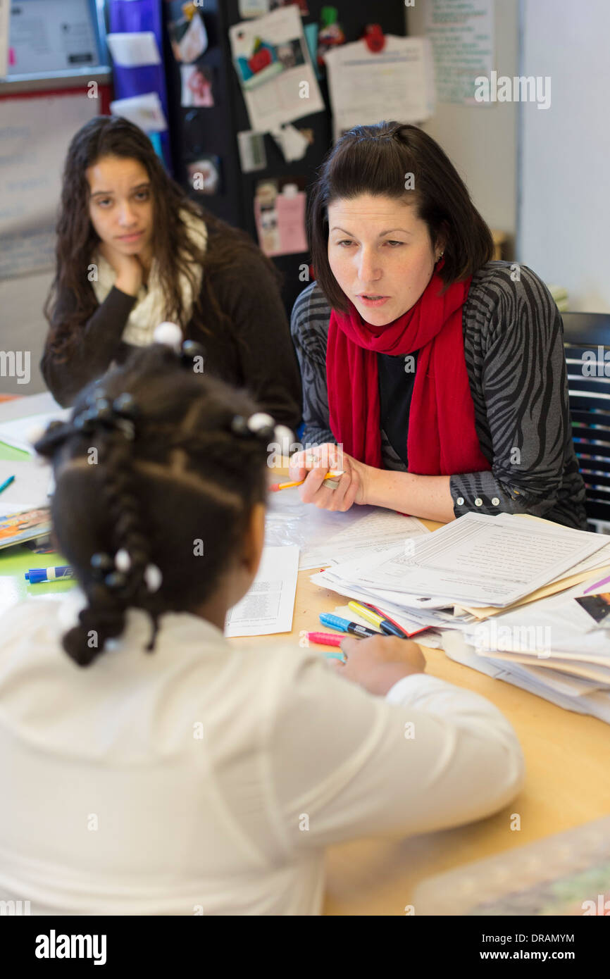 Teacher student fifth grade hi-res stock photography and images - Alamy