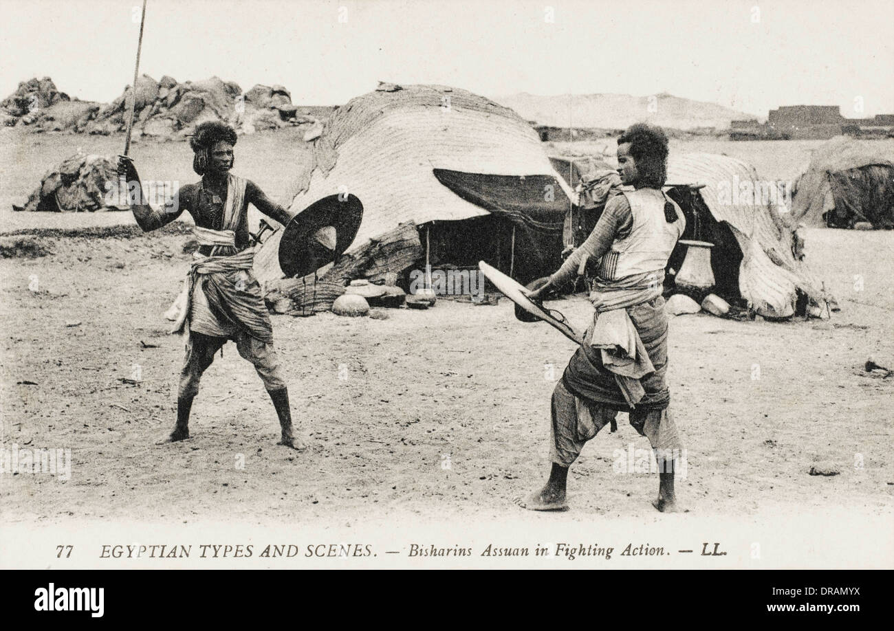Bisharin Tribesmen of Aswan, Egypt Stock Photo - Alamy
