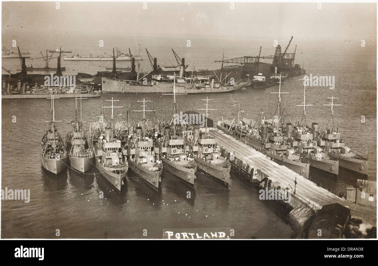 Royal Navy at Portland Stock Photo - Alamy