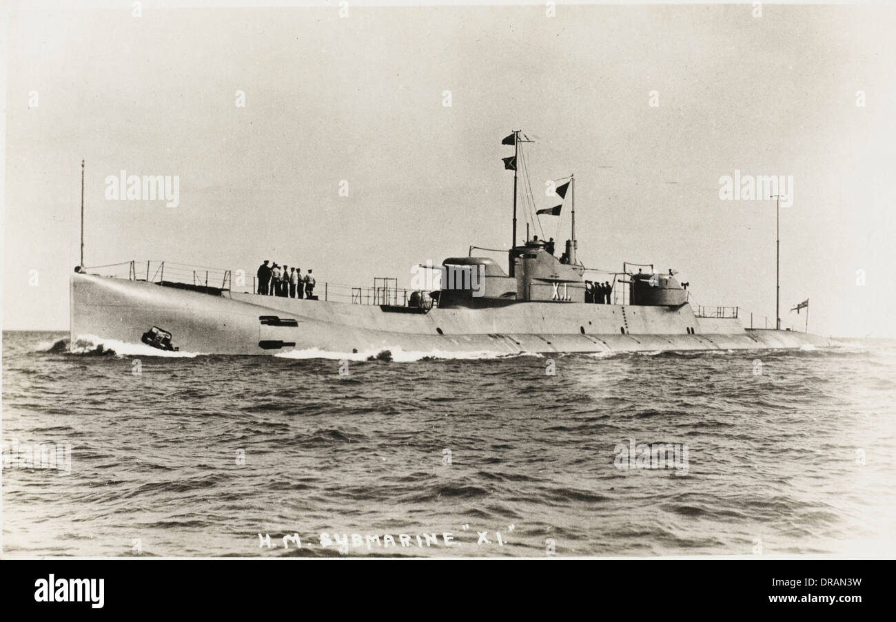 British X1 Submarine Stock Photo - Alamy