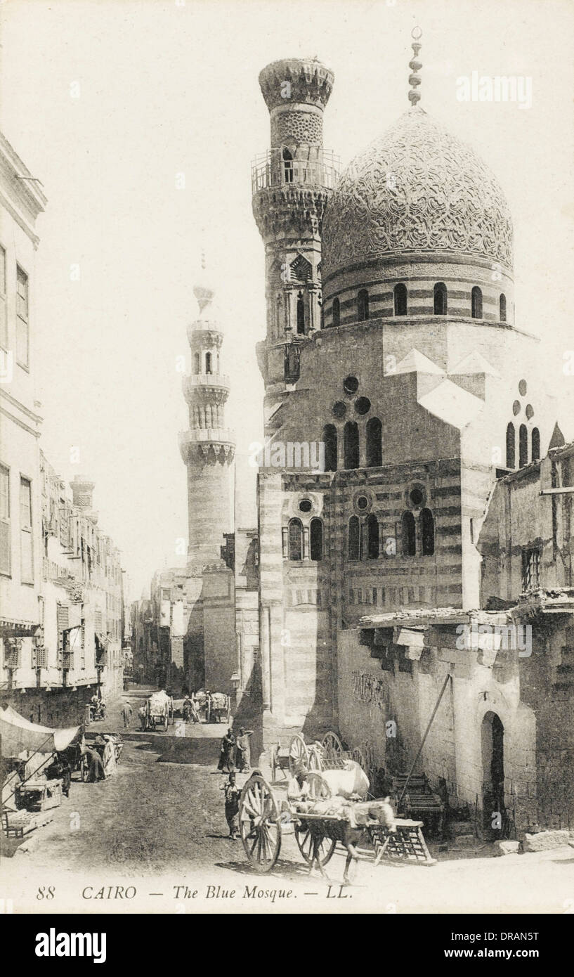 The Blue Mosque, Cairo, Egypt Stock Photo - Alamy