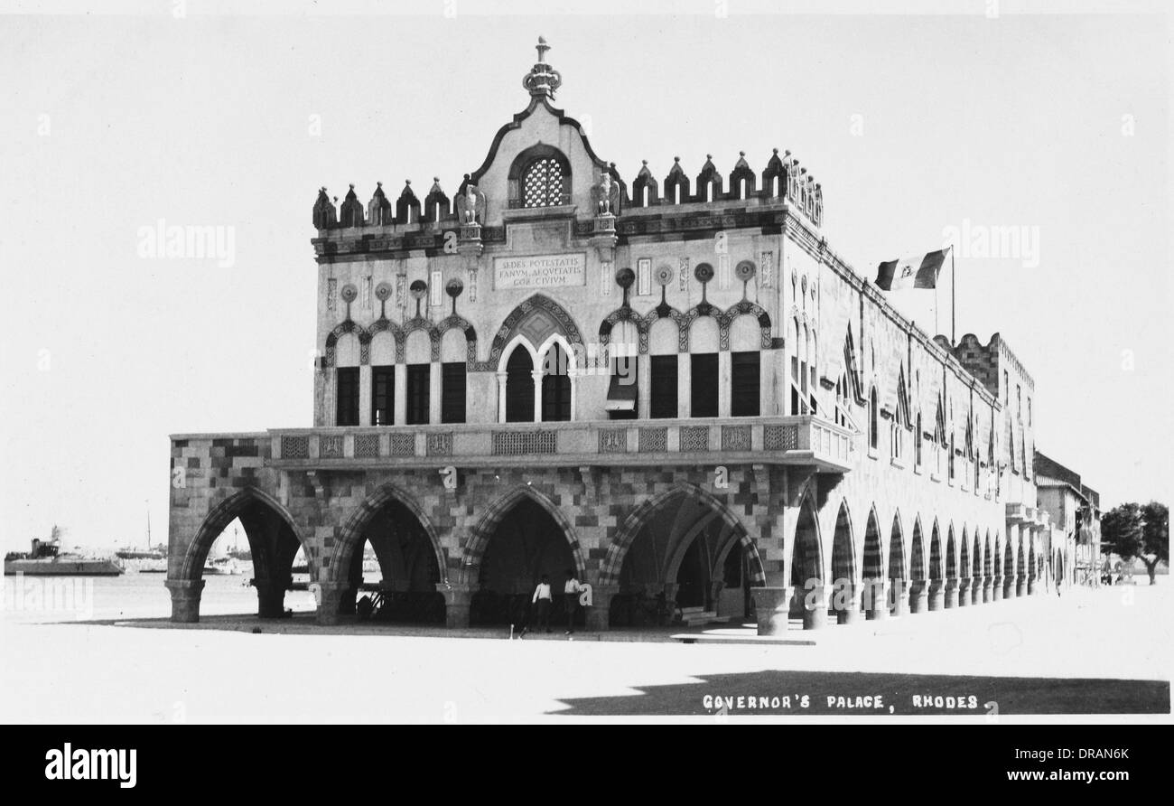 The Governor's Palace, Rhodes, Greece Stock Photo - Alamy