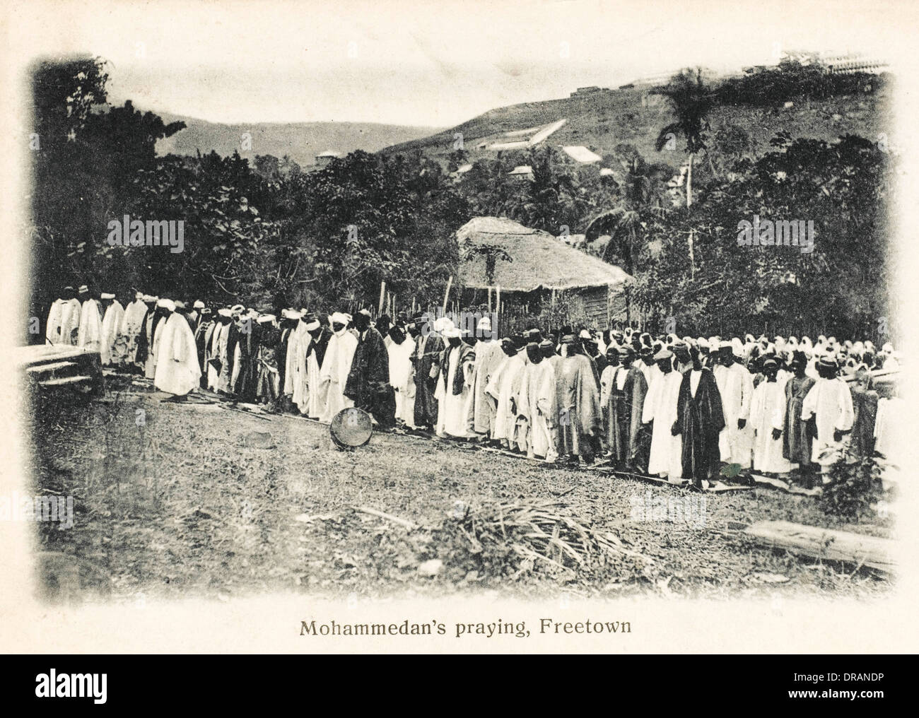Sierra Leone - West Africa - Muslims Praying Stock Photo - Alamy
