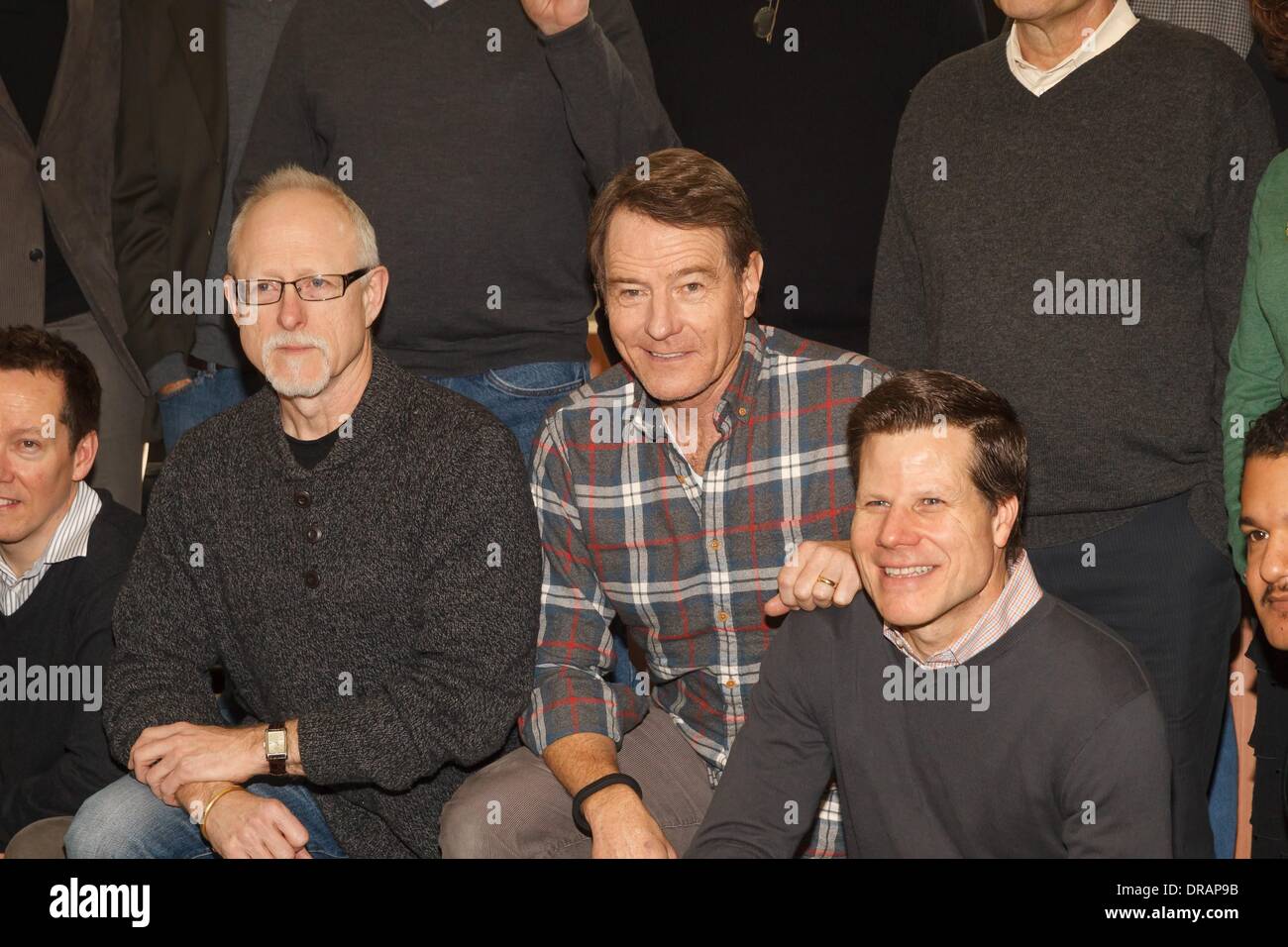 New York, NY, USA. 22nd Jan, 2014. Robert Schenkkan, Bryan Cranston ...