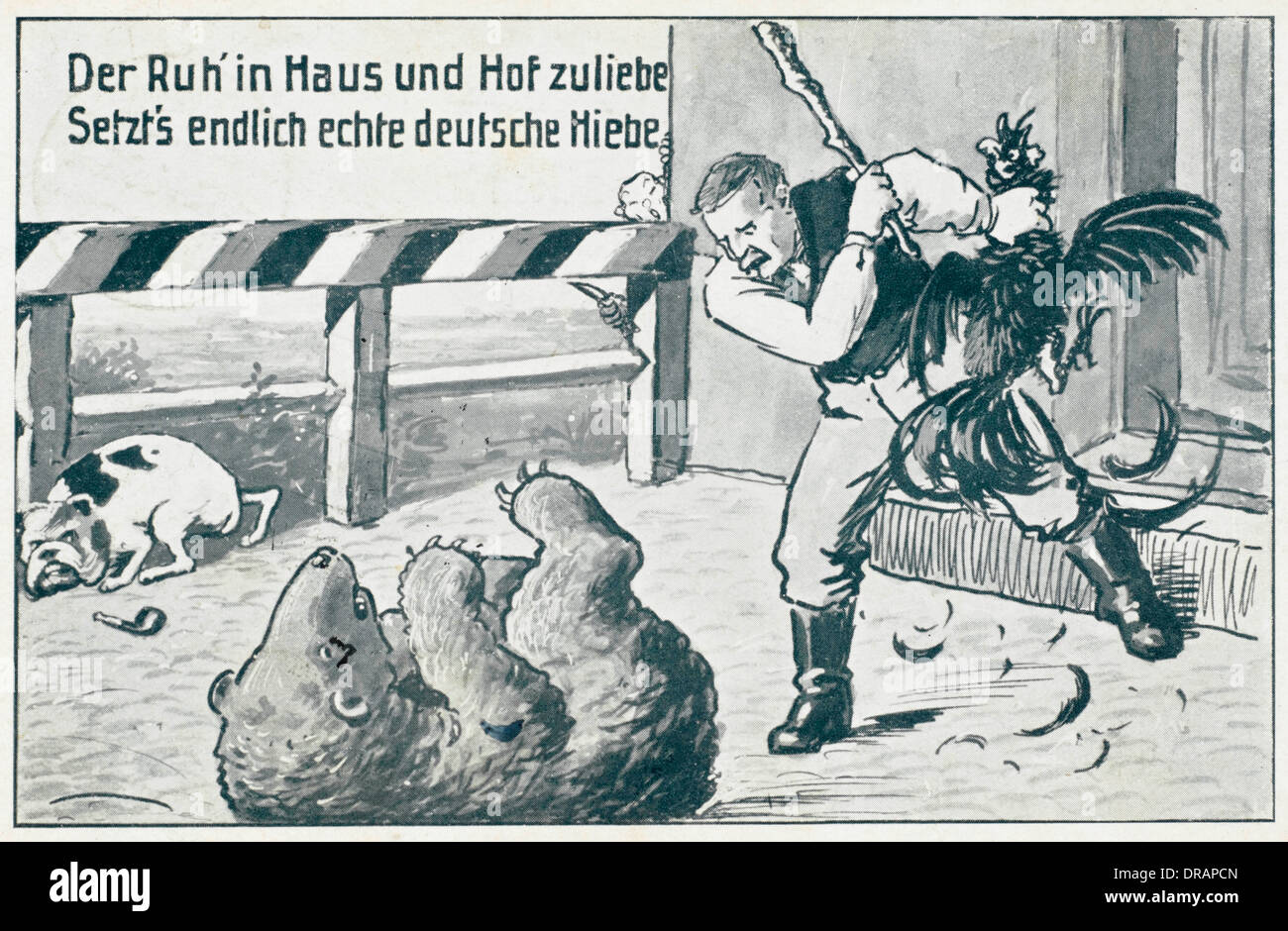 Nationalism Cartoon Ww1