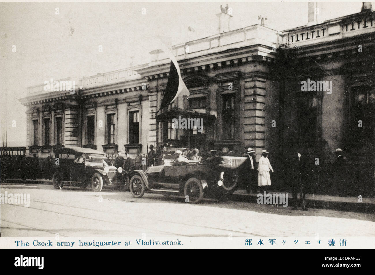 Czech Army headquarters at Vladivostok Stock Photo - Alamy