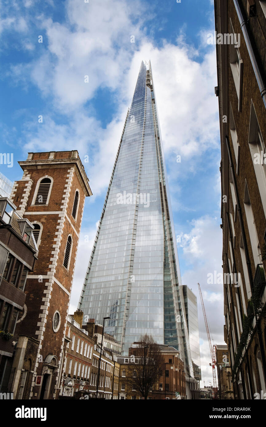 View of the Shard from St Thomas Street Southwark SE1 London Stock ...
