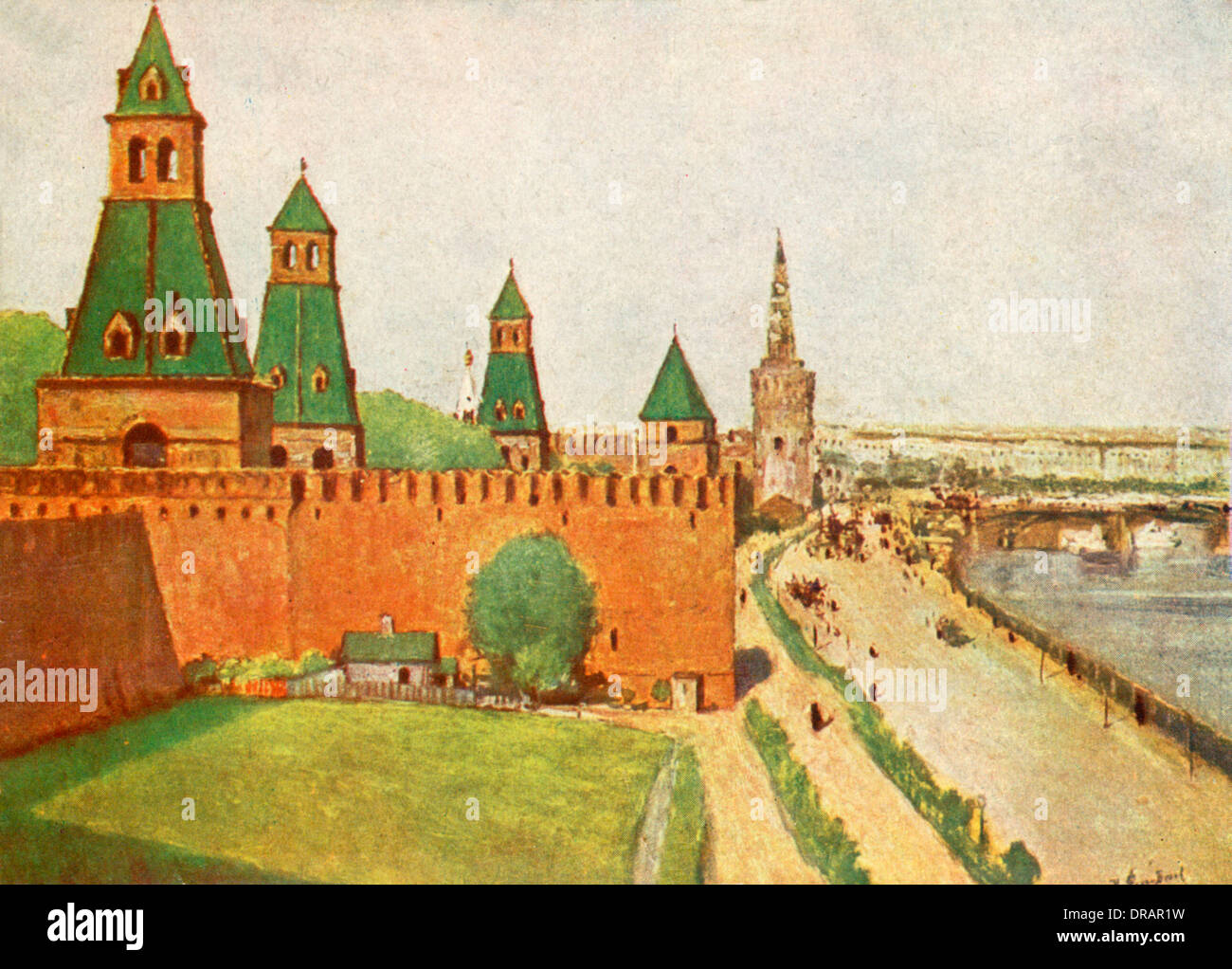 Moscow kremlin in the 19th century hi-res stock photography and images ...