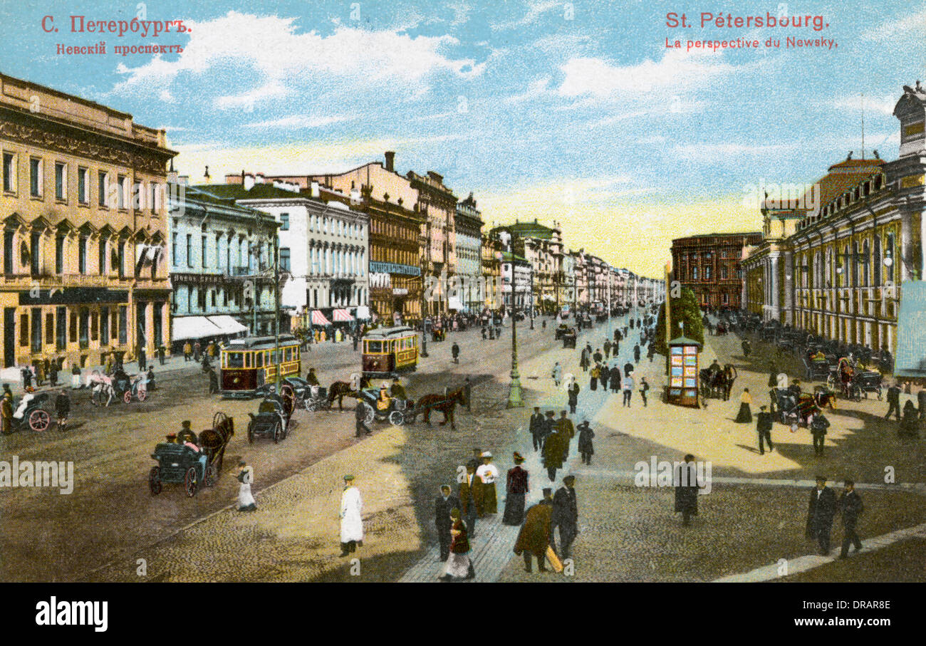 Nevsky prospekt buildings hi-res stock photography and images - Alamy